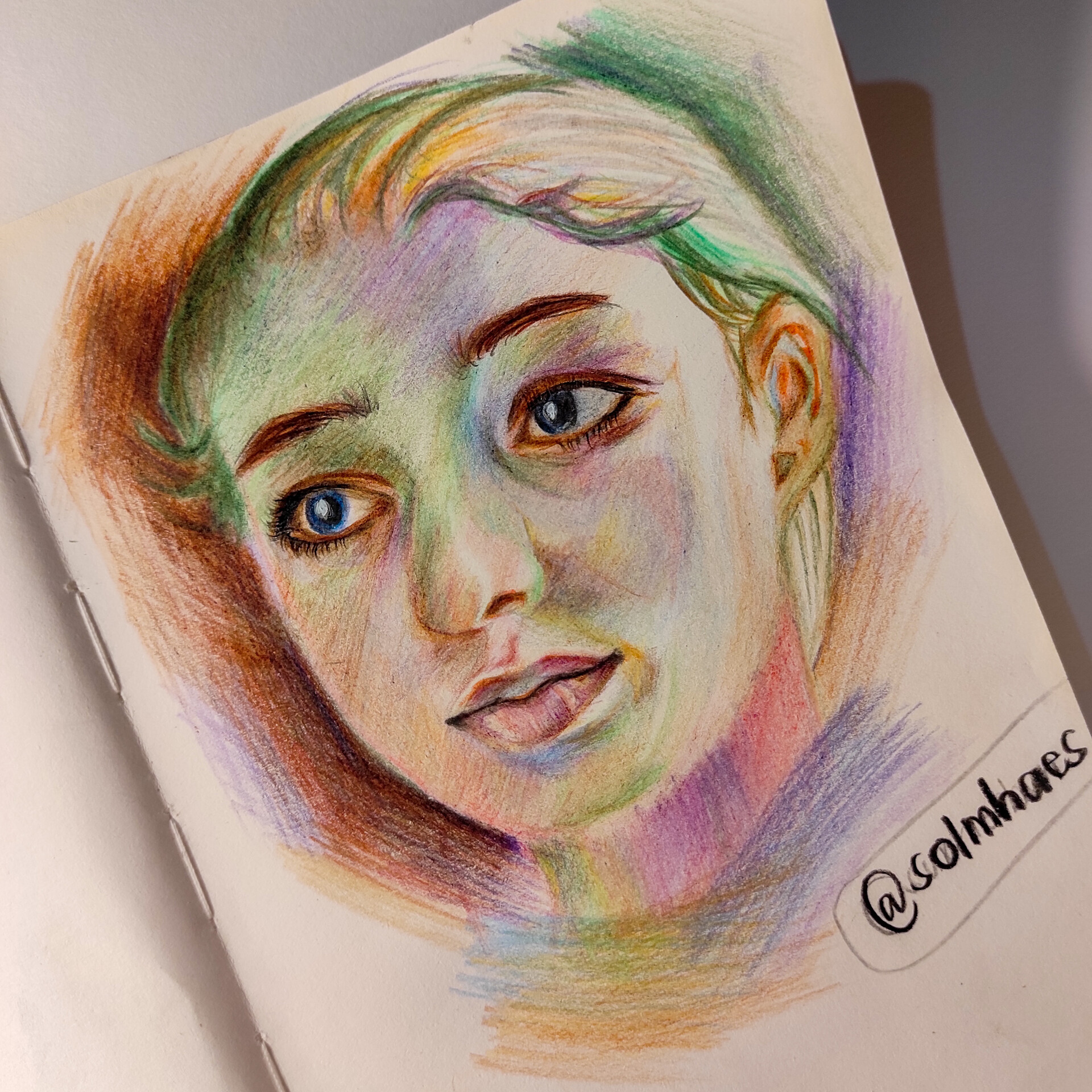 ArtStation - random portrait sketch, 2020