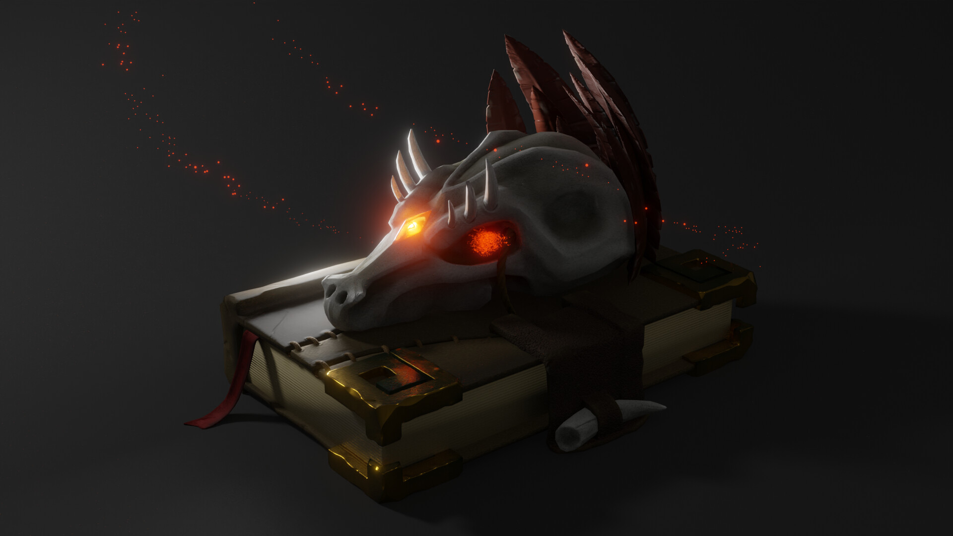 ArtStation - Magic Book (Game Ready)