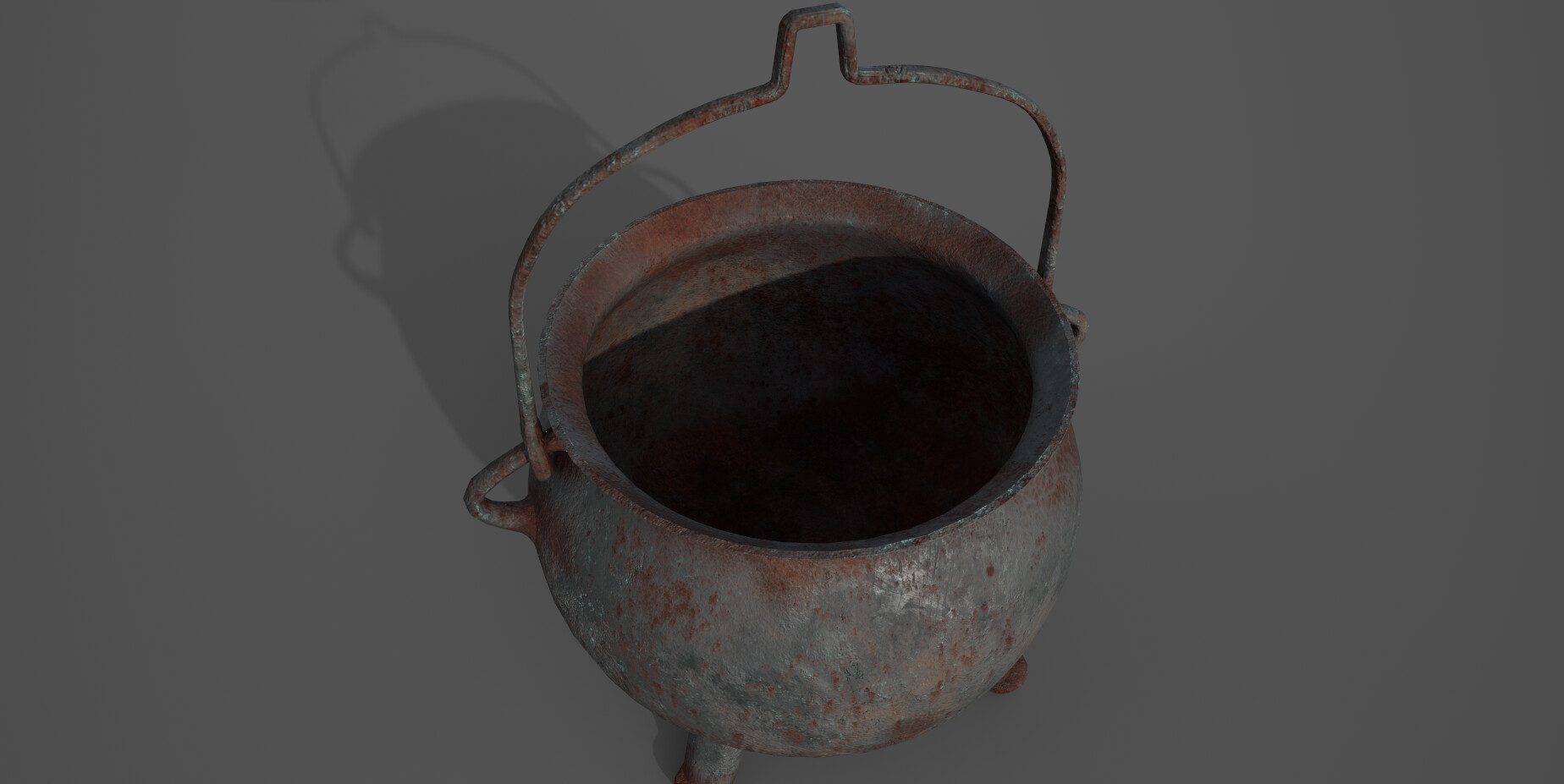 Justin Marcotte "Game Dev_onian" - Iron Cooking Pot Large / Witches Pot