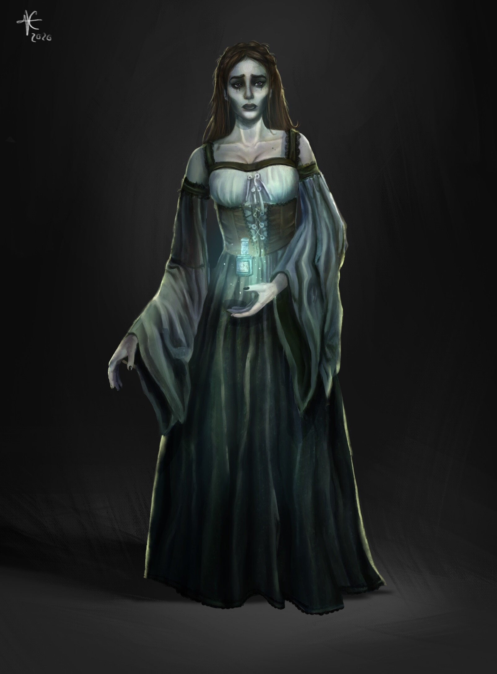 ArtStation - Horror: Sadness "The Witch"