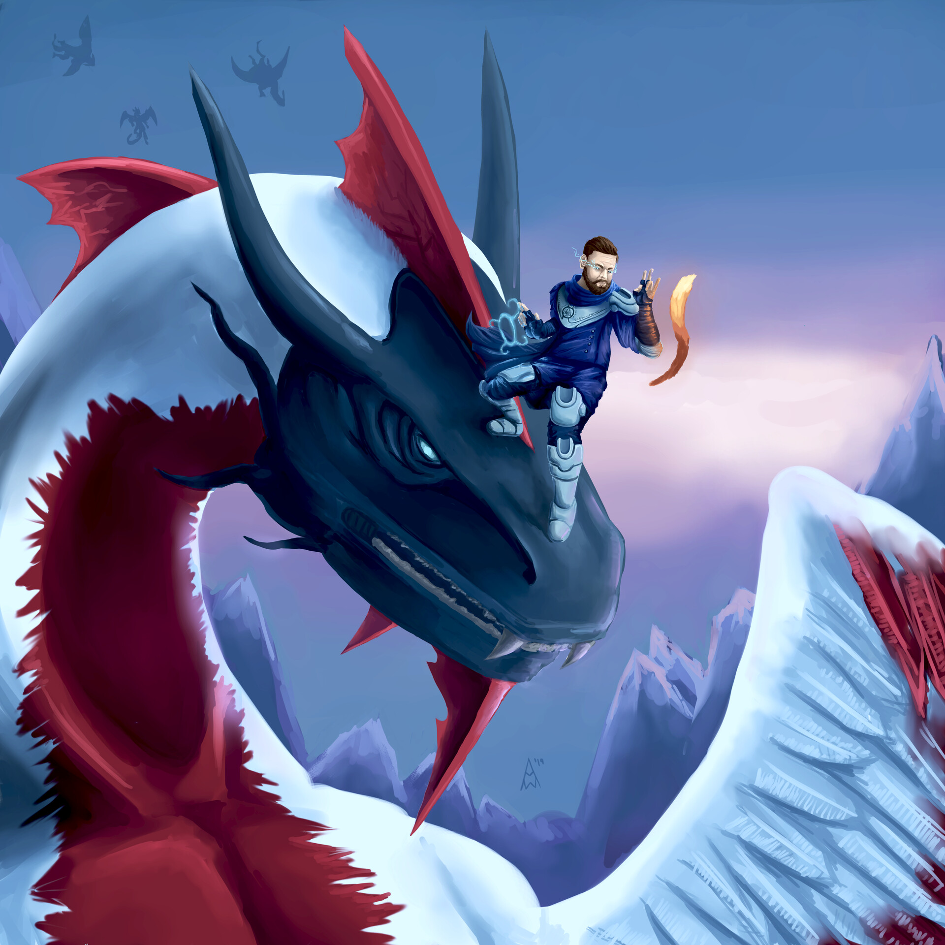 ArtStation - Dragon's Disciple - Commission