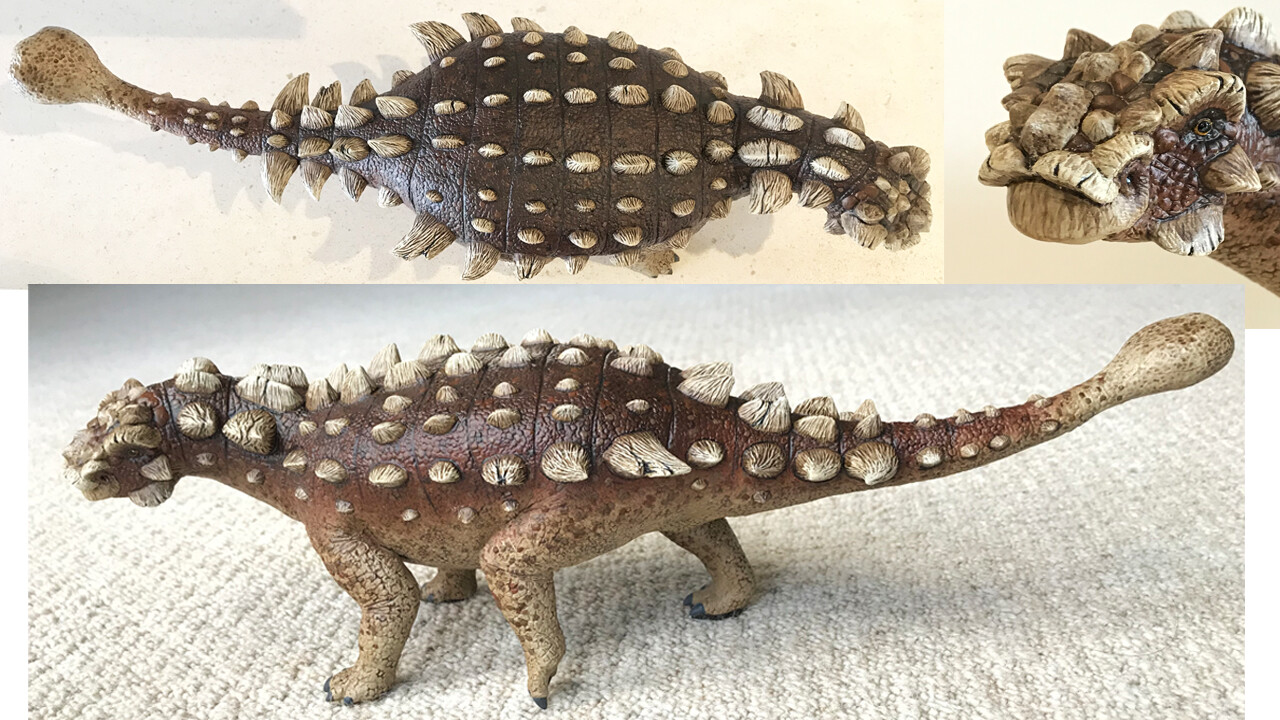 AKRex - Akainacephalus johnsoni 1:10/ 1:12 Scale Dinosaur Resin Model Kit