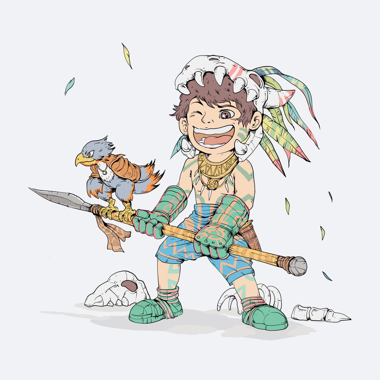 ArtStation - AZTEC WARRIOR