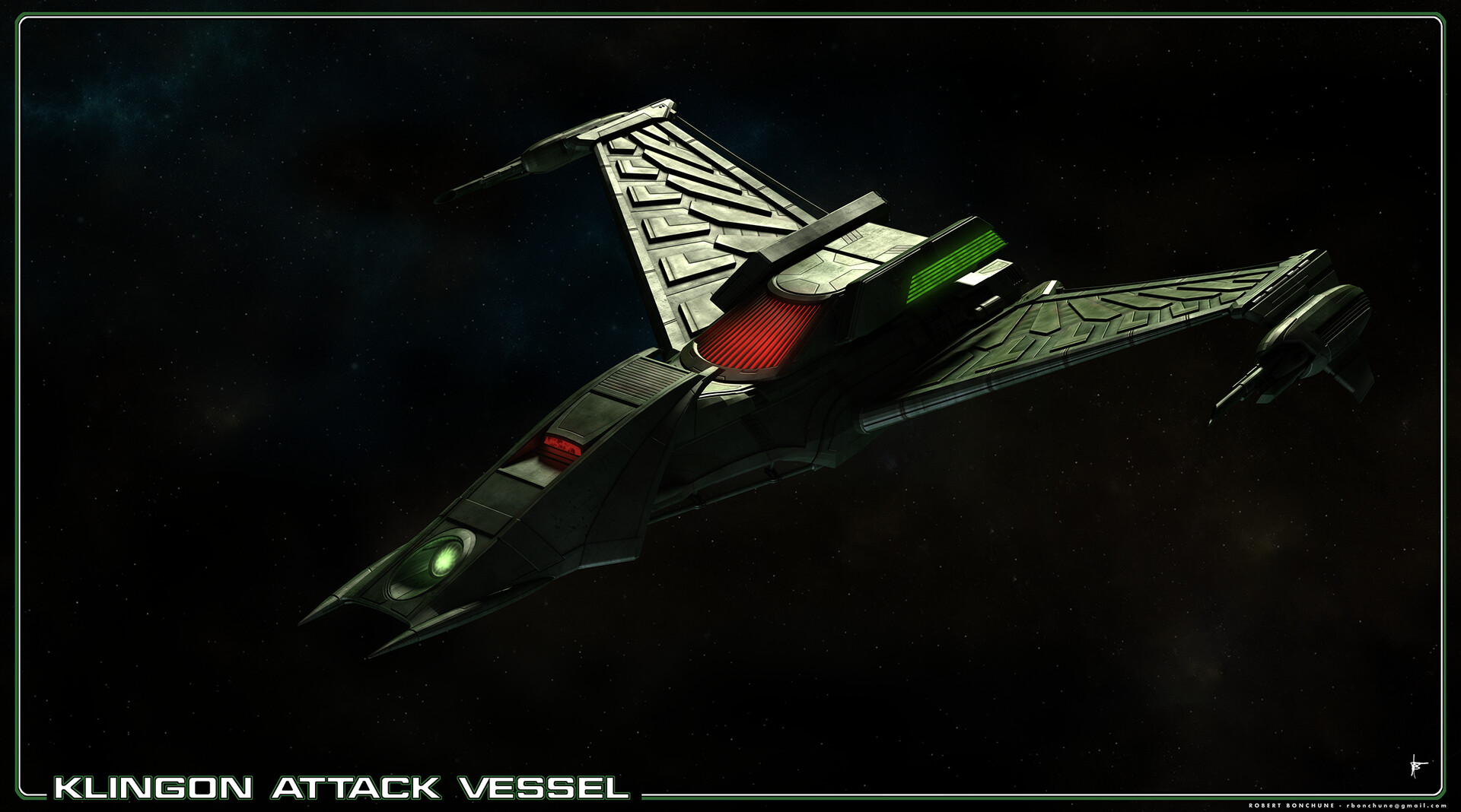 Robert Bonchune - Klingon Attack Vessel (Star Trek: Enterprise)