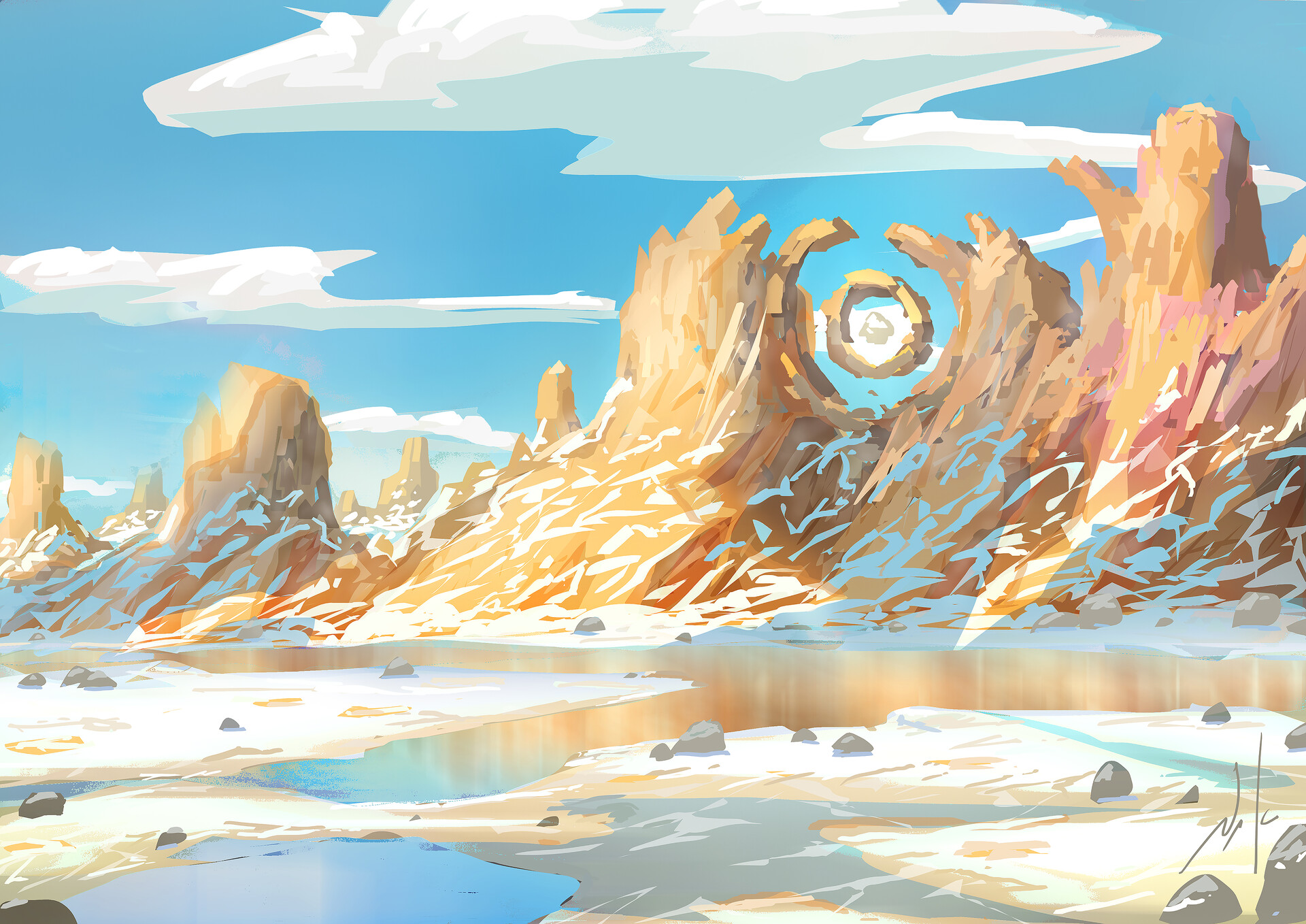 ArtStation - Mountains