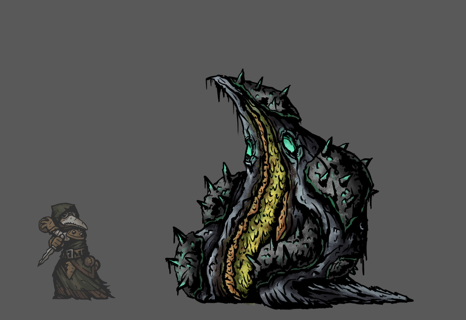 ArtStation - Mimic Boss concept