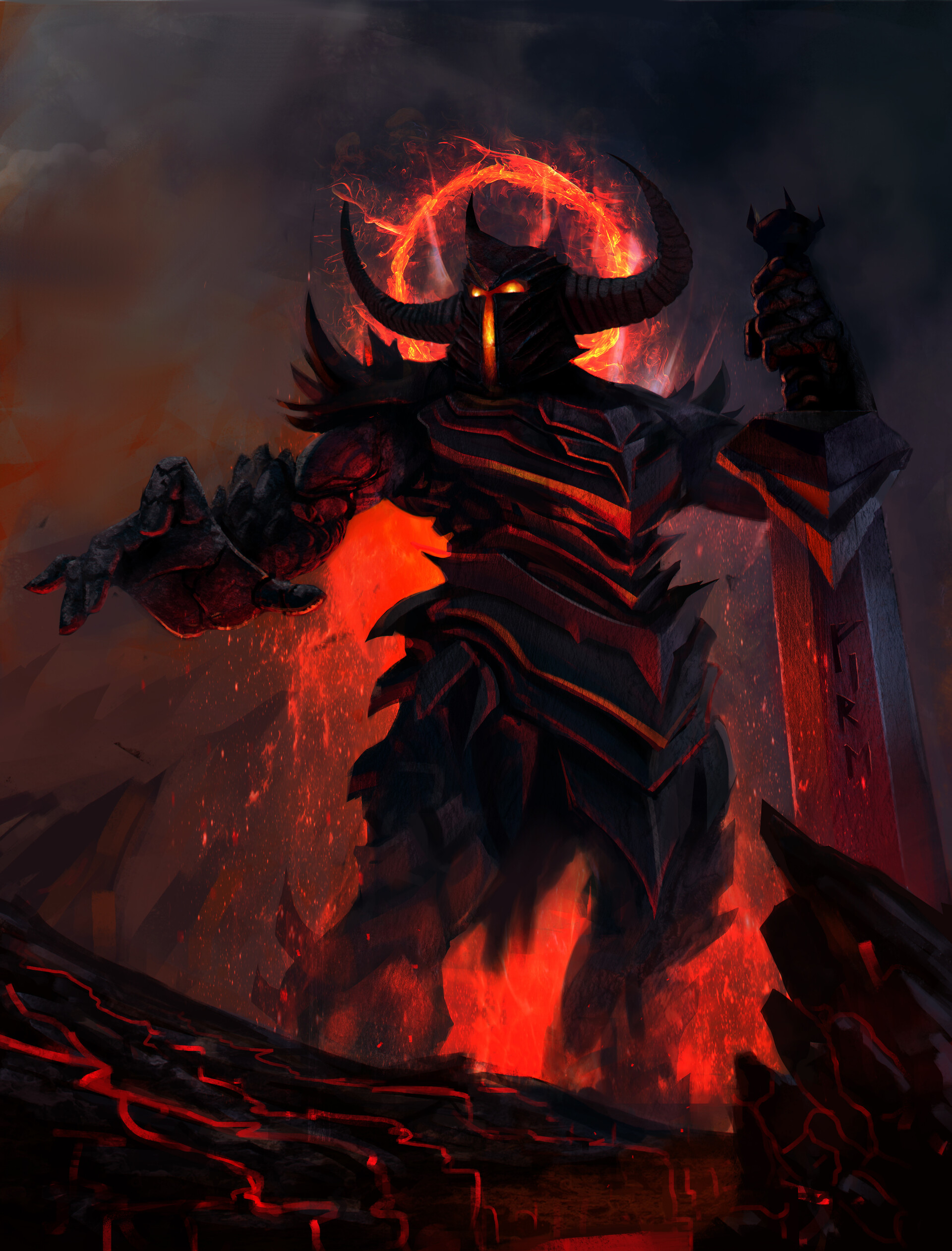 ArtStation - Fire giant