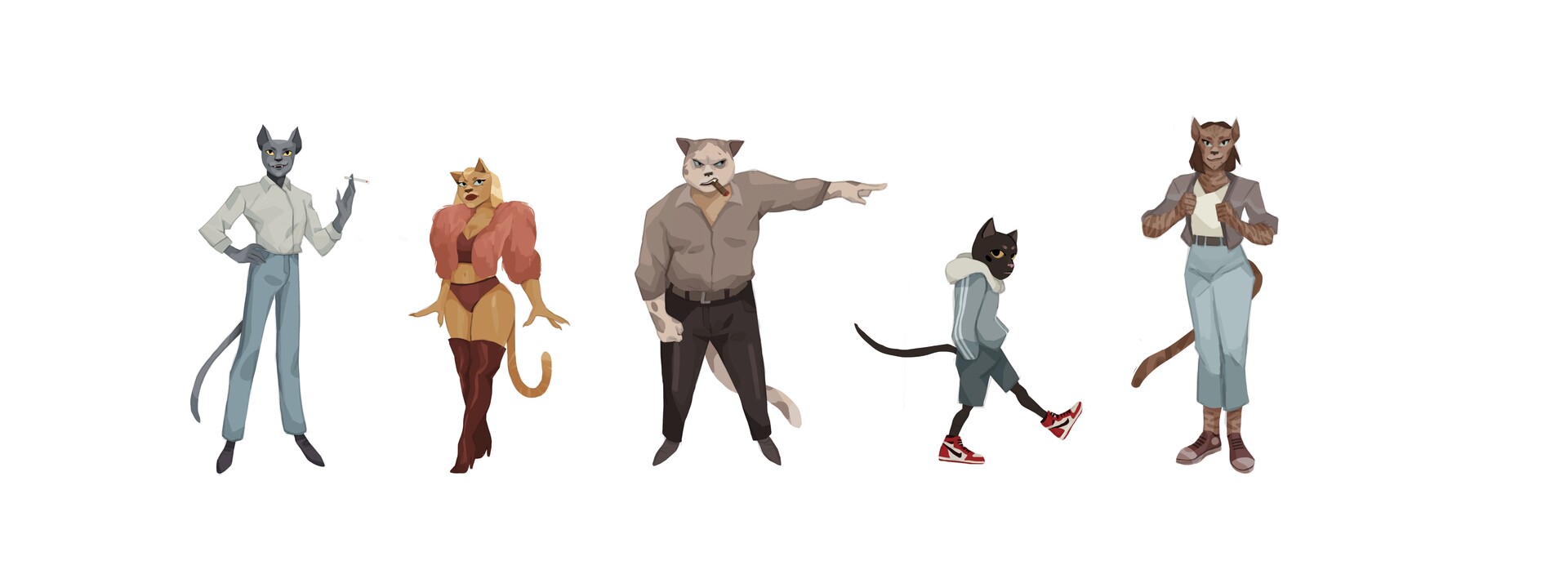 ArtStation - Cat People