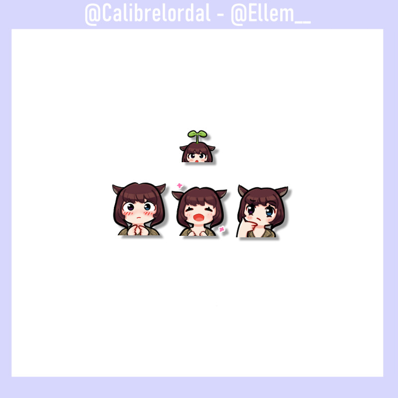 ArtStation - Twitch emotes commission for Jublypuff