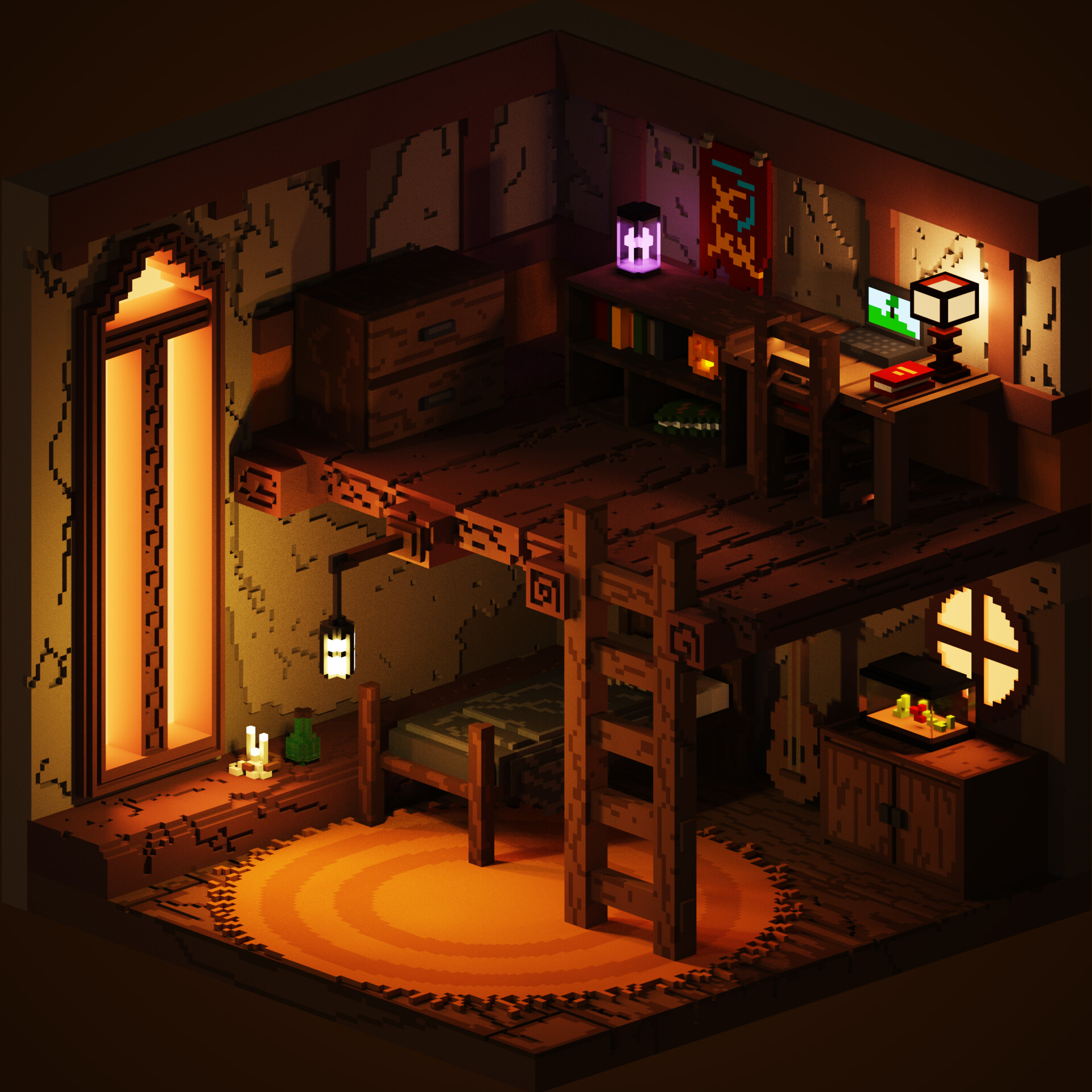 ArtStation - Calming Interior