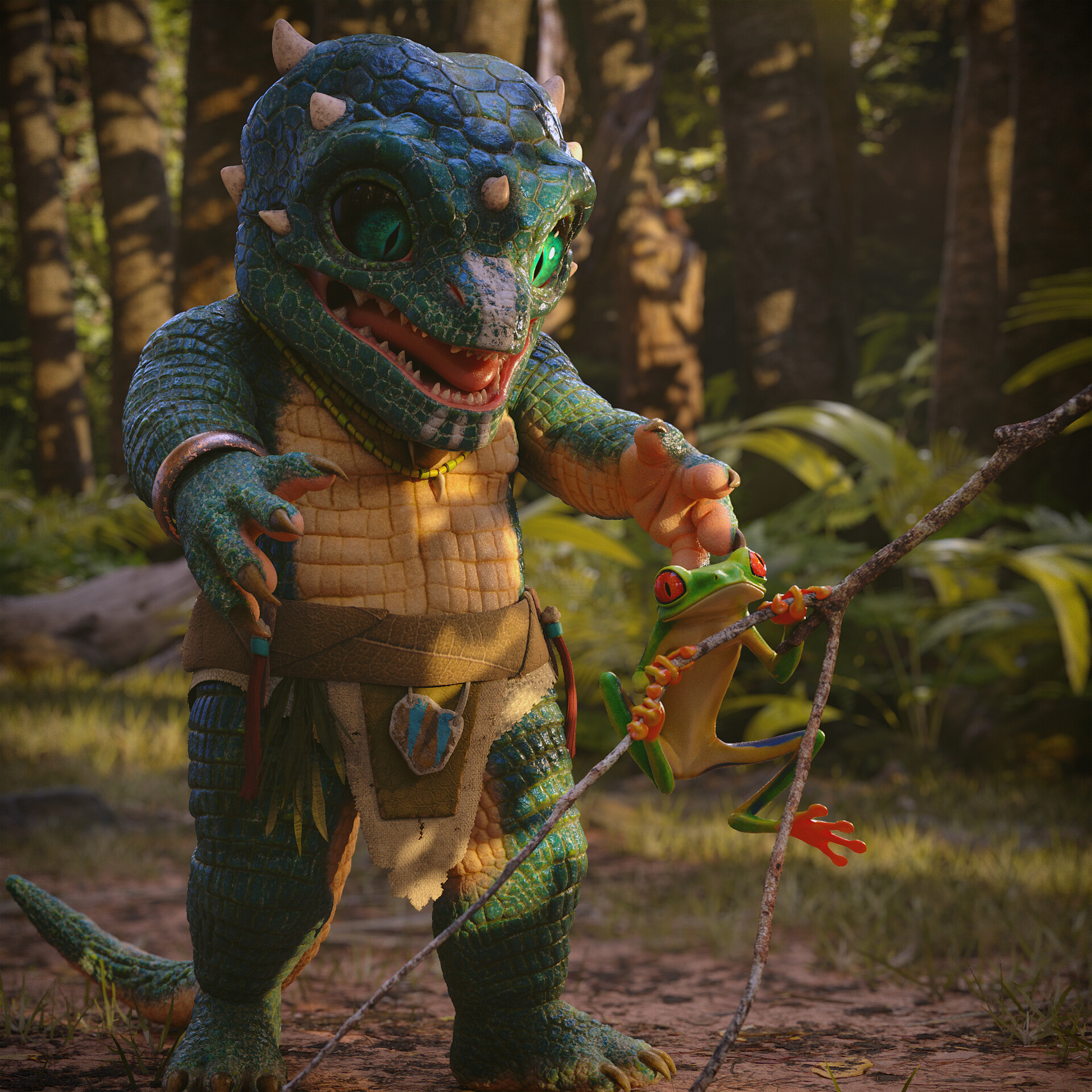 ArtStation - Lizard Boy