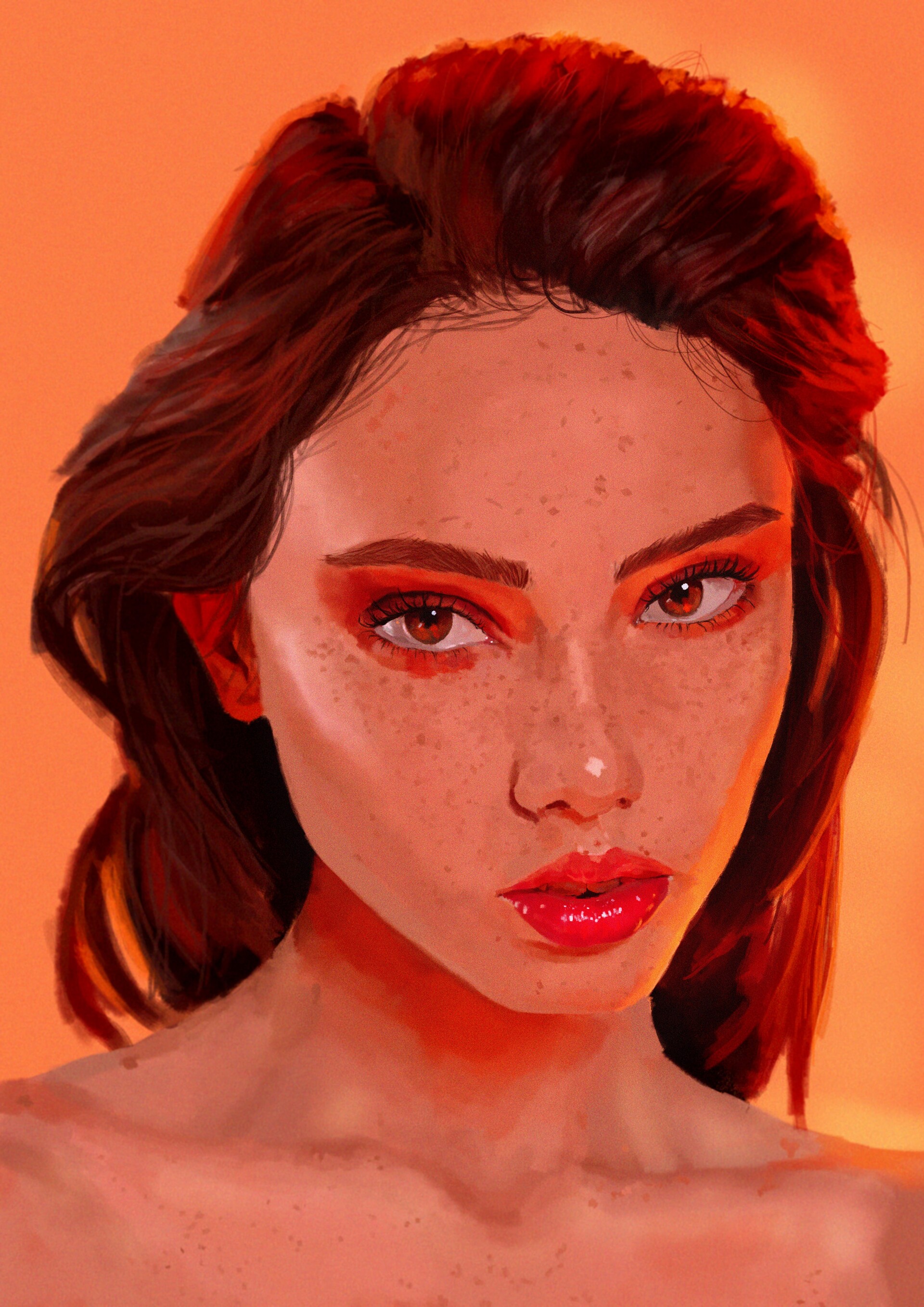 ArtStation - Colour Portrait Study