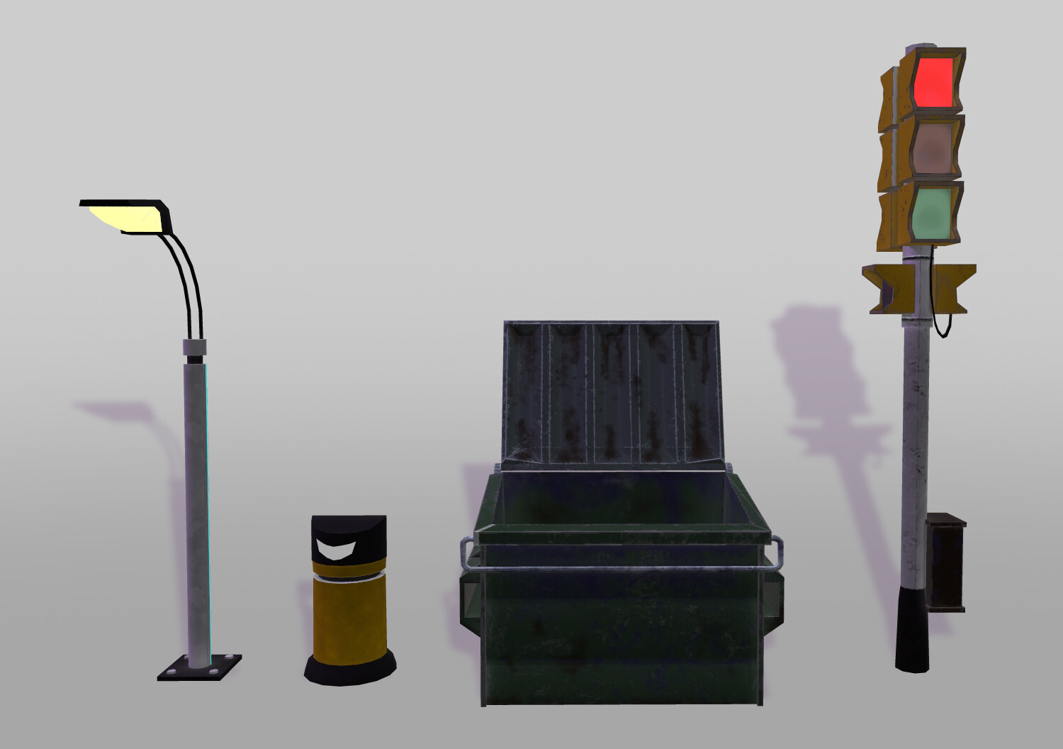 ArtStation - 3D Street Props