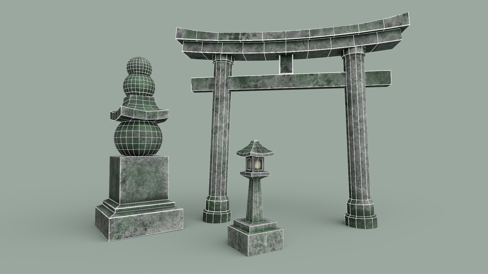 3D Prop and Environment Artist - aescargot - Forest Cemetery Props