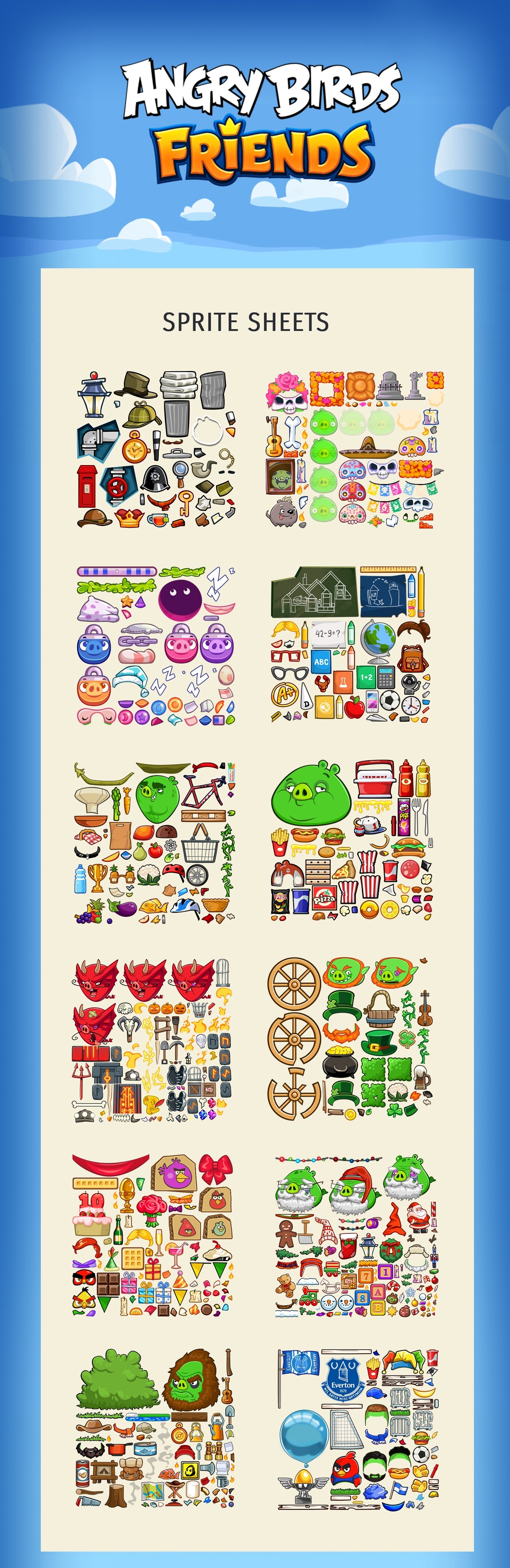 Angry Birds Rio 2 Sprites