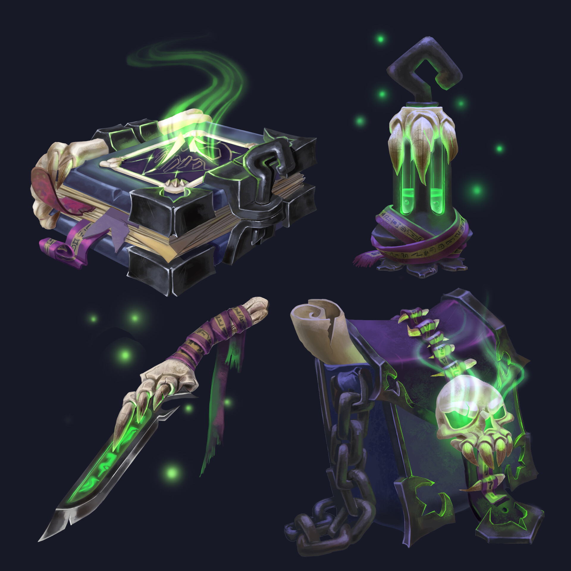ArtStation - Warlock props
