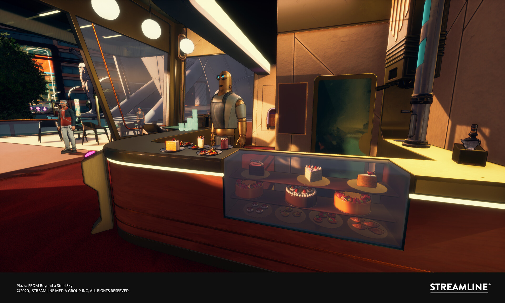 Streamline Studios - Beyond a Steel Sky - Piazza