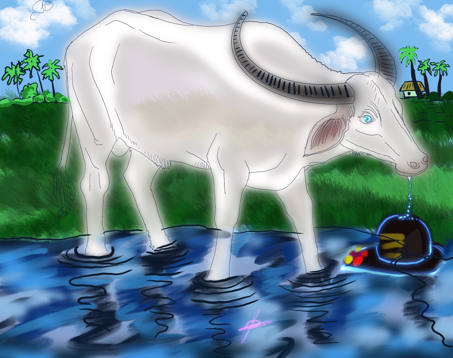 ArtStation - Looking The nature of Shiva