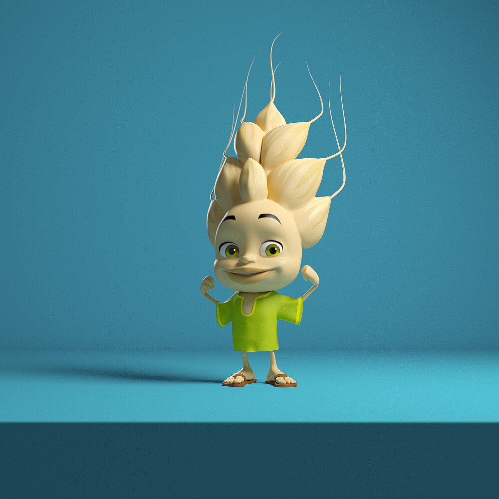 ArtStation - Wheat Character Modeling