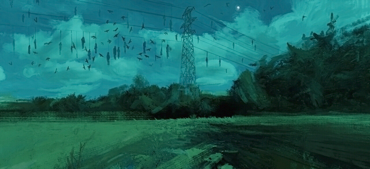 ArtStation - Hanging (Concept Sketch)