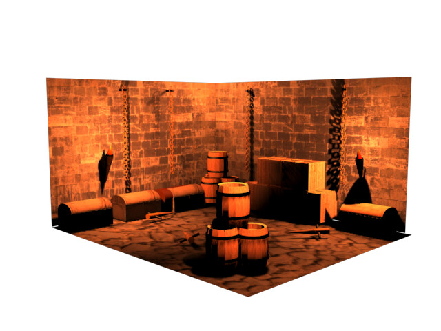 ArtStation - Medieval Storage Room