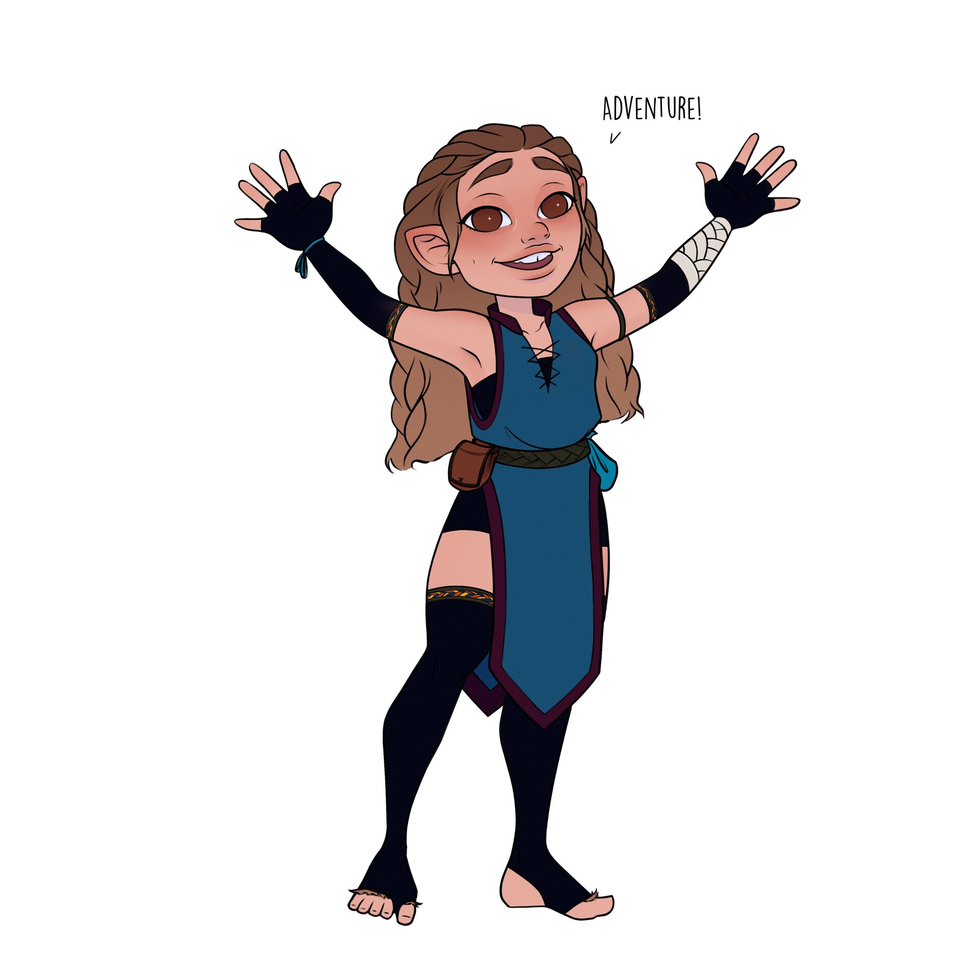 ArtStation - Huffle | Halfling Rogue