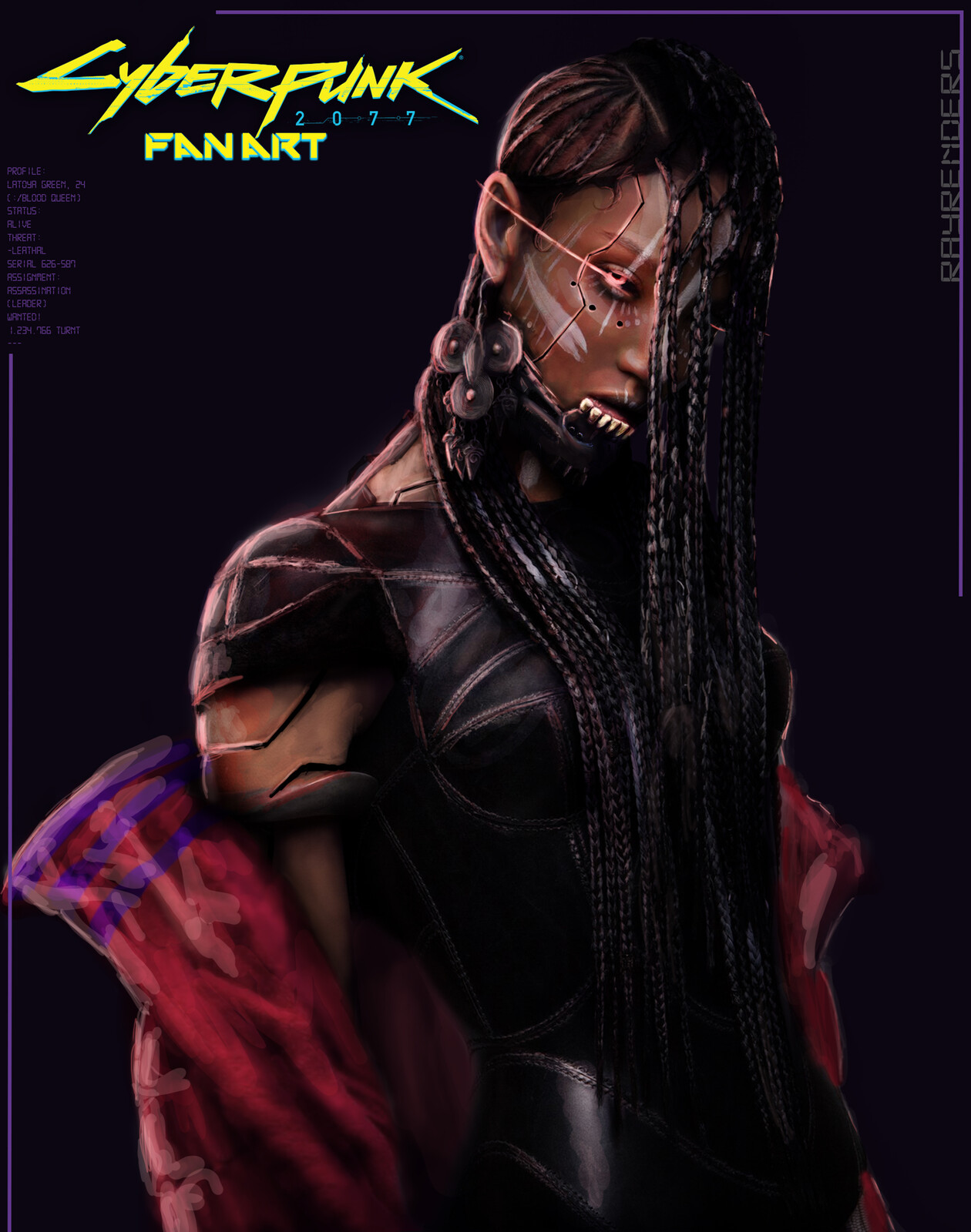 Ray Freeman - Cyberpunk 2077 Fanart