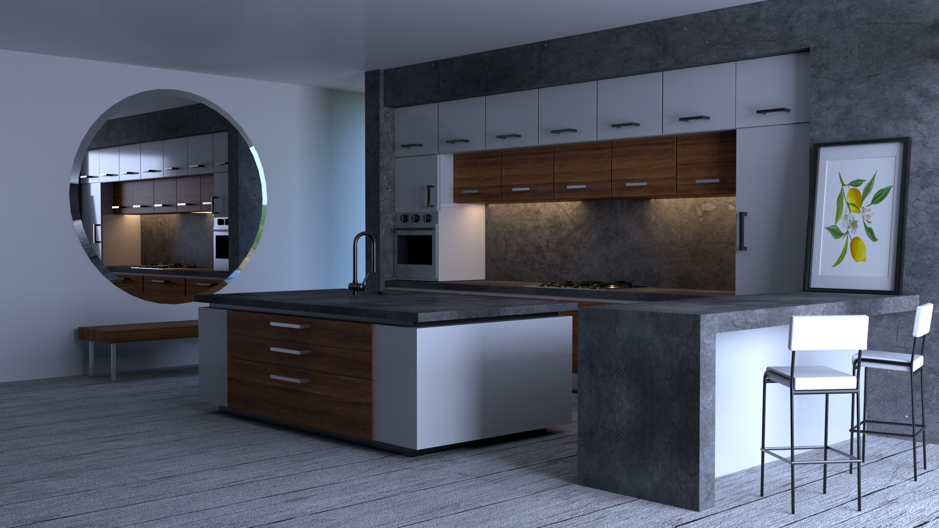 ArtStation - MODERN KITCHEN