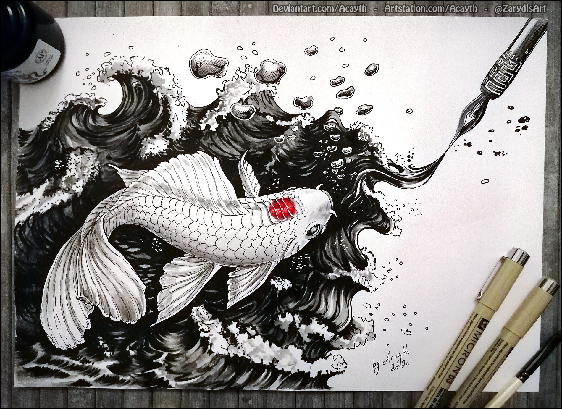ArtStation - Inktober2020 1# Fish