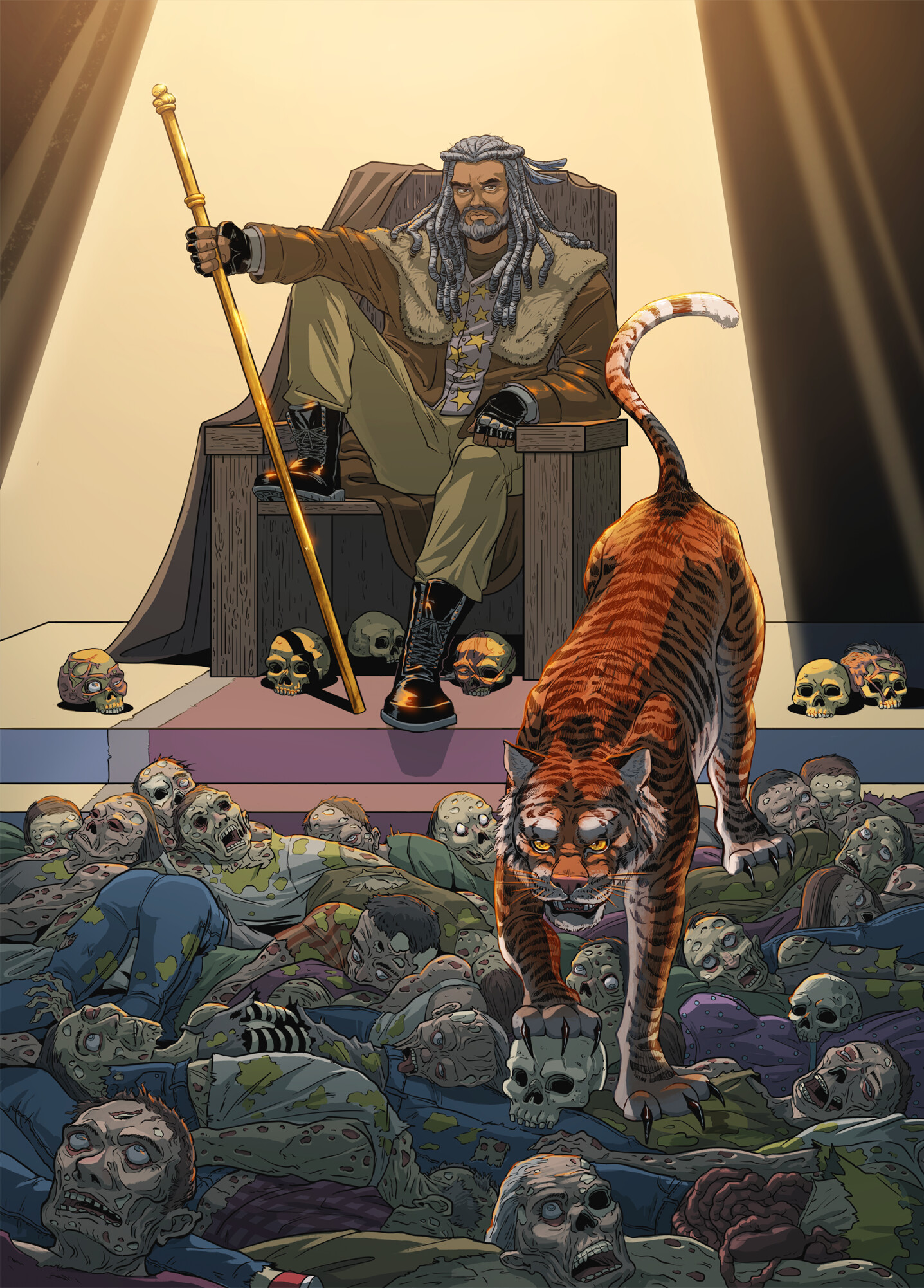 ArtStation - King Ezekiel and Shiva