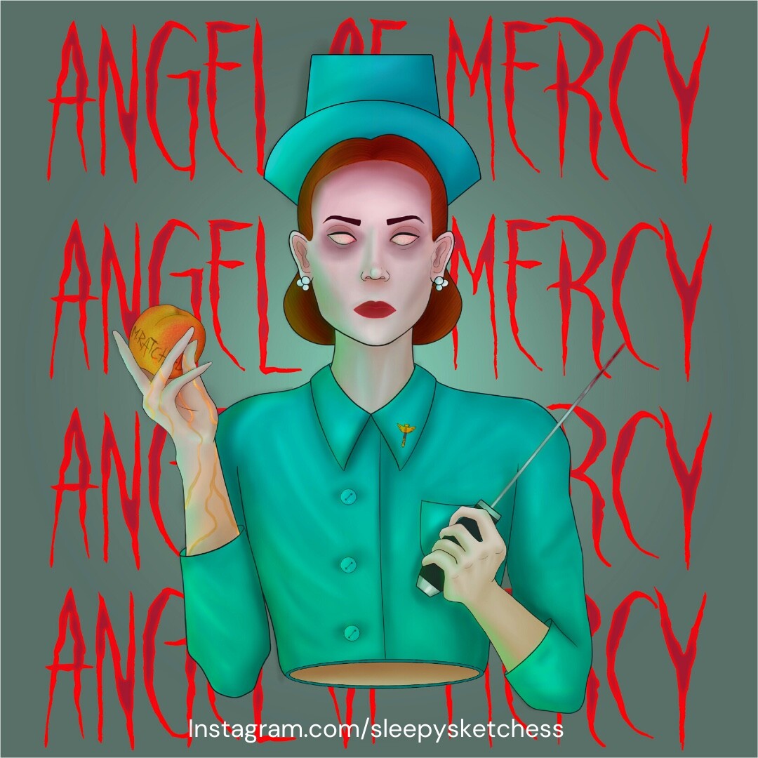 ArtStation - Nurse Ratched illustration