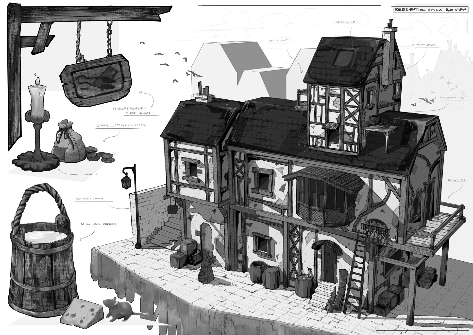 ArtStation - Medieval Fantasy Buildings