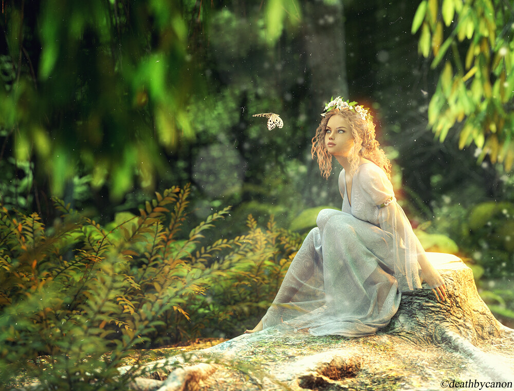 ArtStation - Dianthe in the Garden