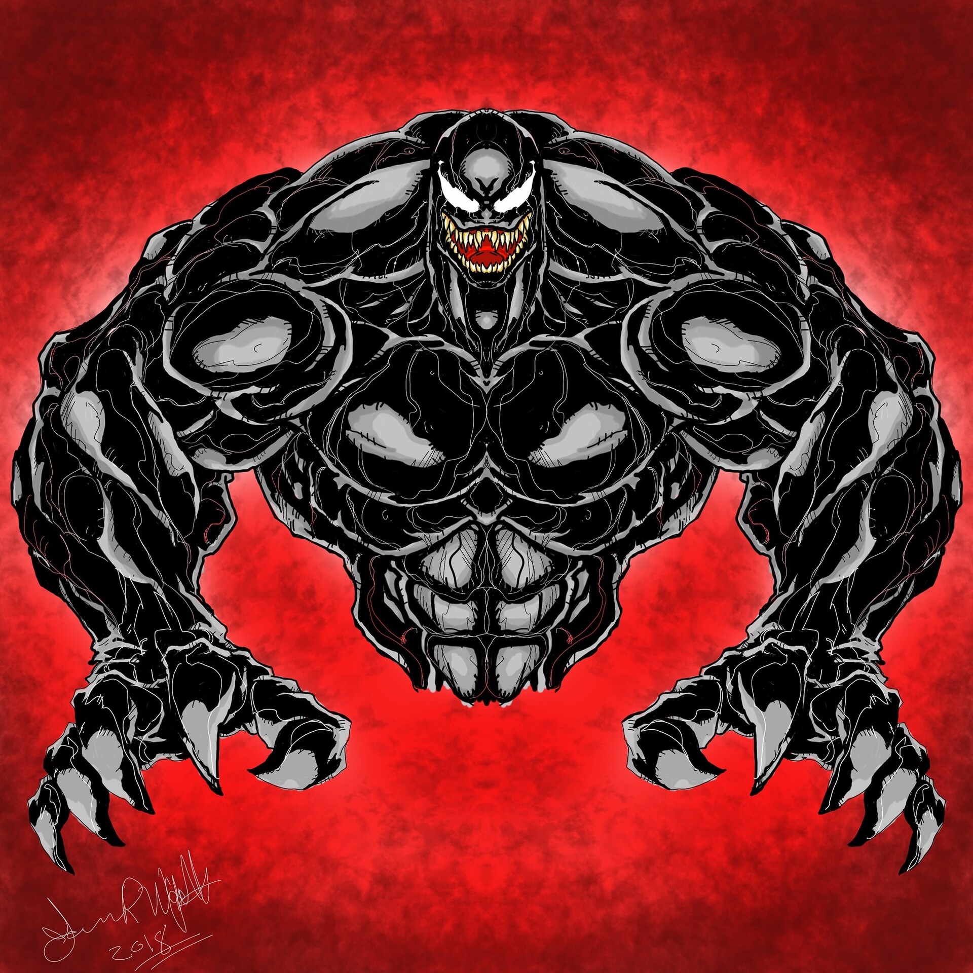 ArtStation - Venom Movie illustration