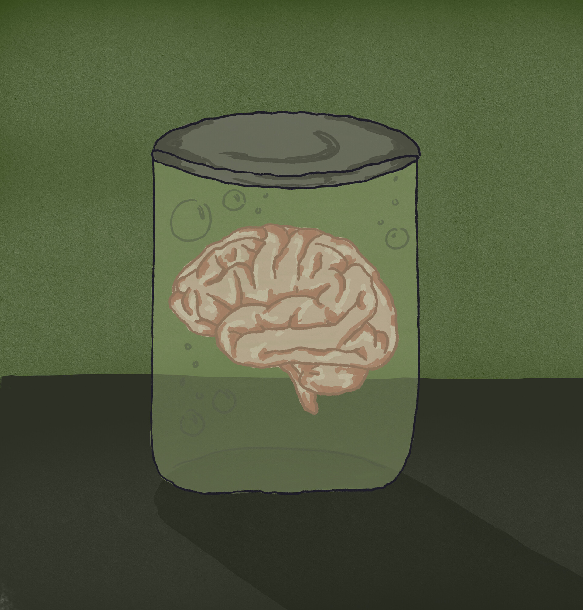 ArtStation - Brain in a Jar