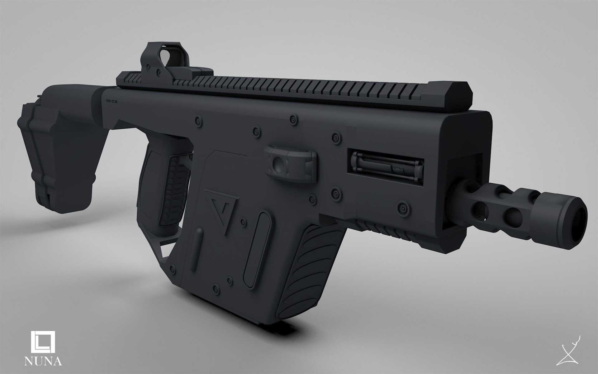 ArtStation - Modeling Vector Gun
