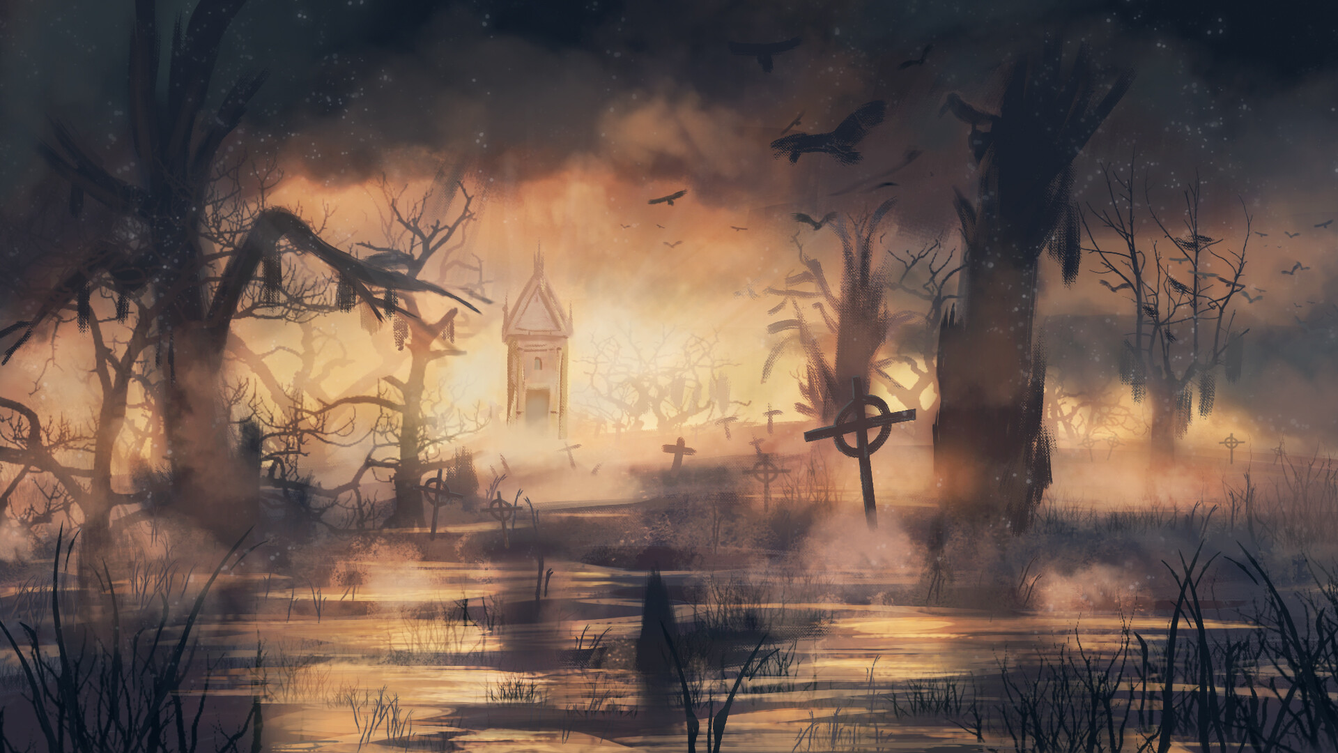 ArtStation - Swamp (practice)