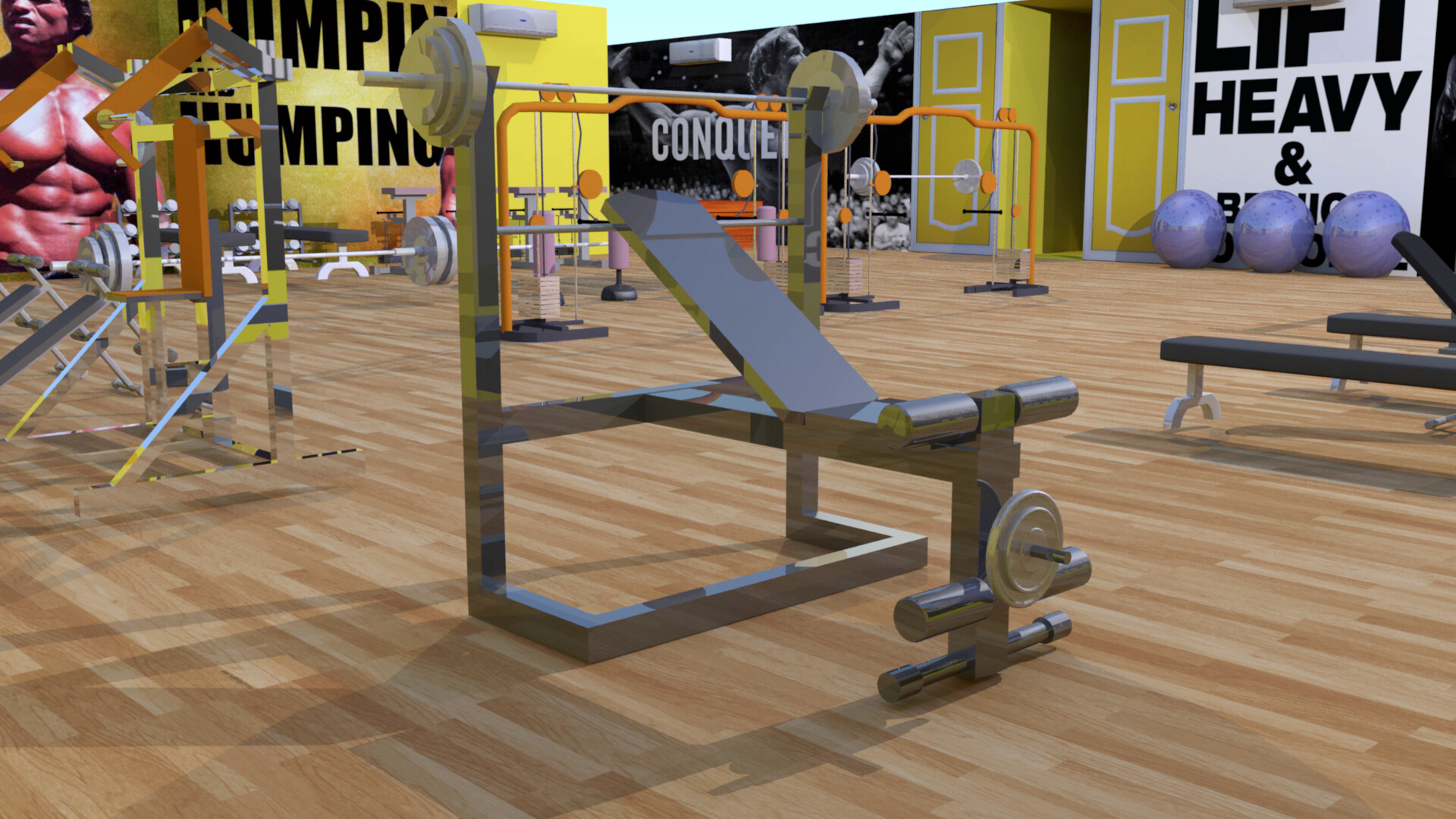 ArtStation - Gym 3D model