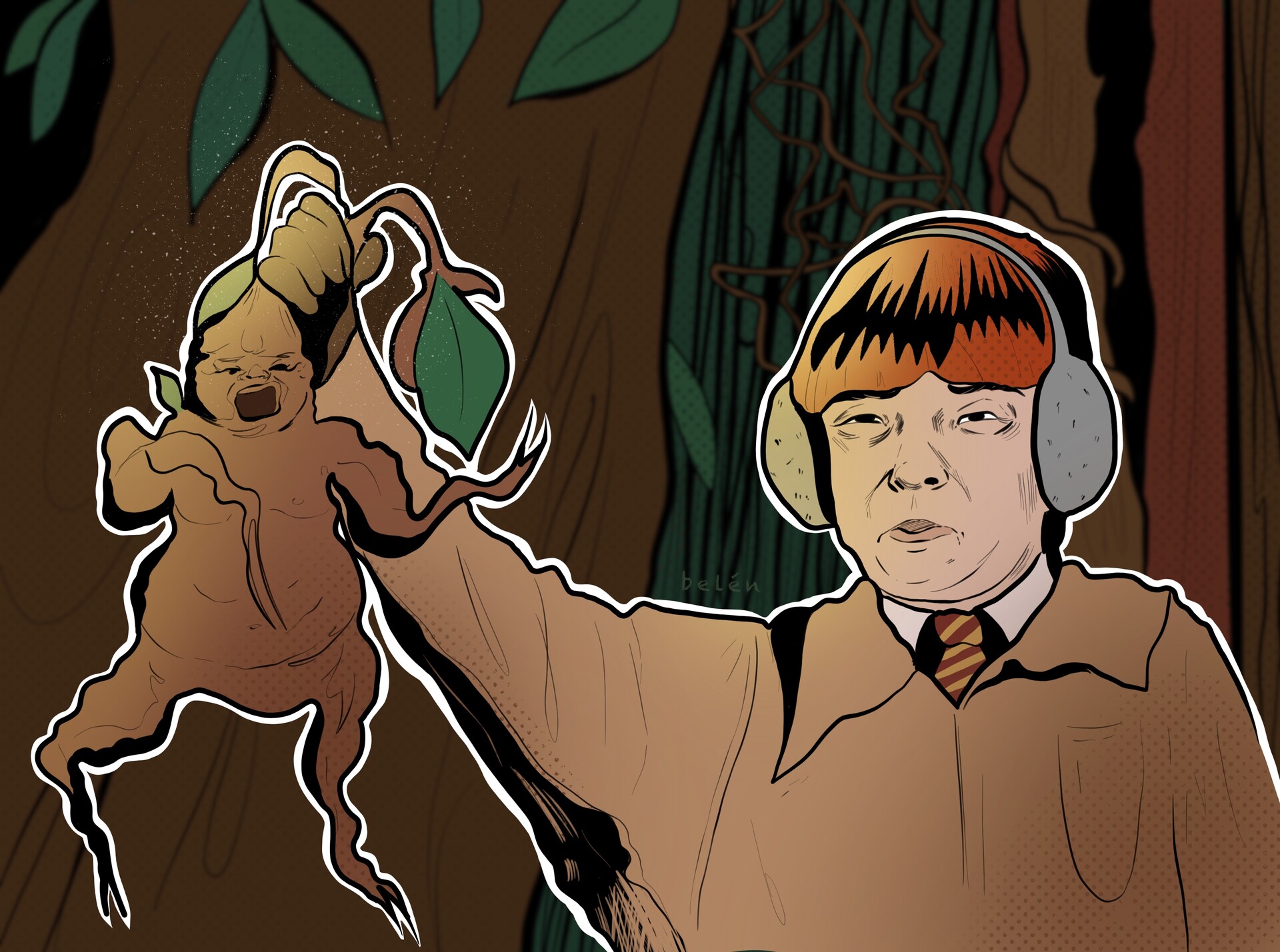 ArtStation - Fan art Ron Weasley (Harry Potter)