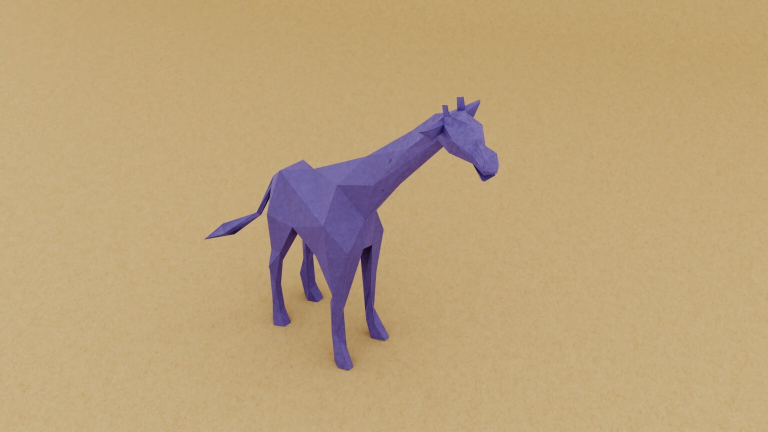 ArtStation - Giraffe Paper Craft