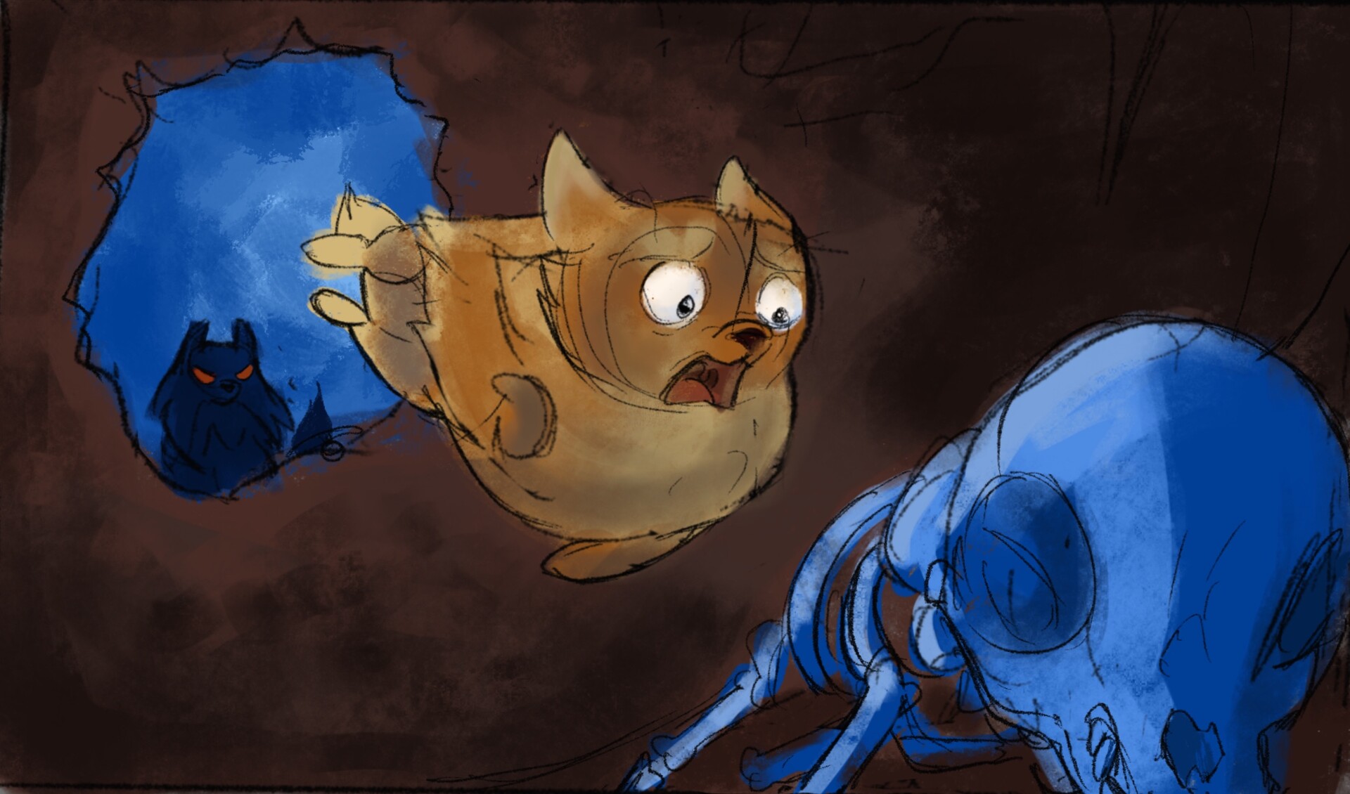 Go Na Choi - DOGGELGANGER: A Ghost Story - Visual Development