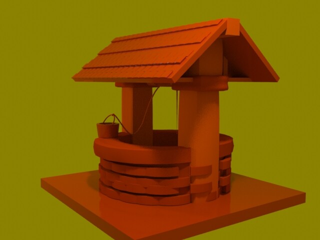 ArtStation - Water well model