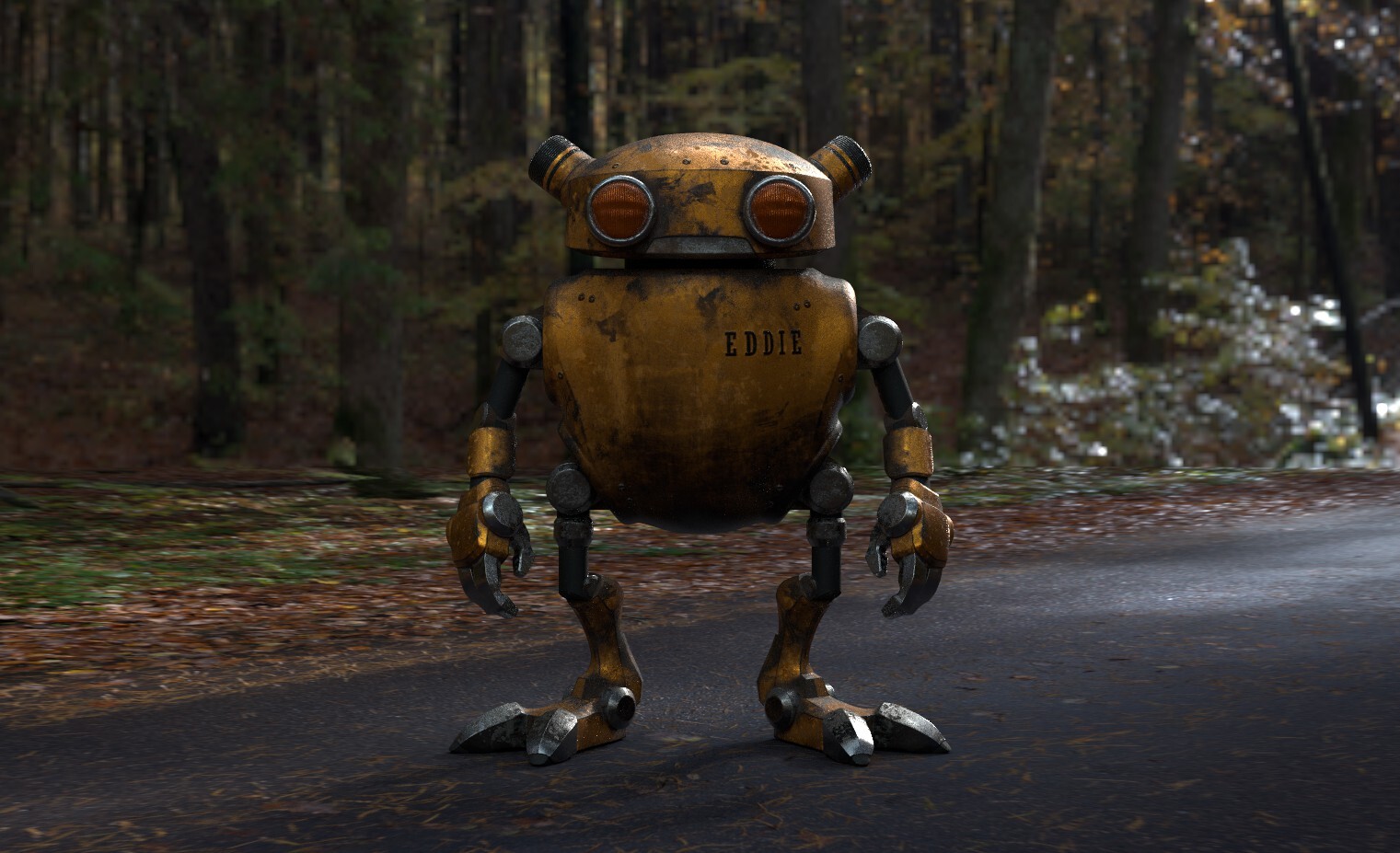 ArtStation - Eddie Robot Texture project