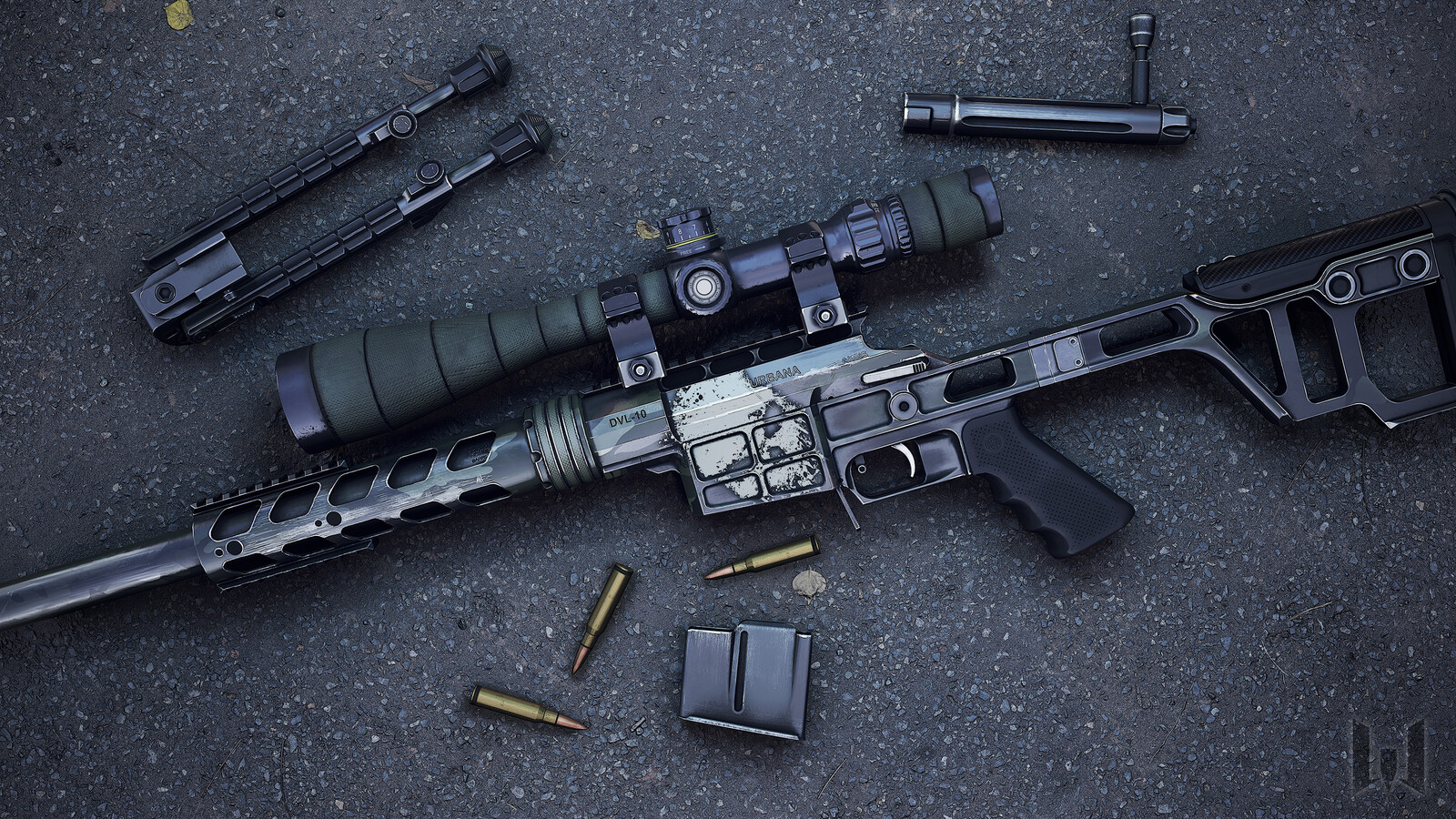 Anton Vik - LOBAEV ARMS DVL-10 M2 URBANA Sniper Rifle