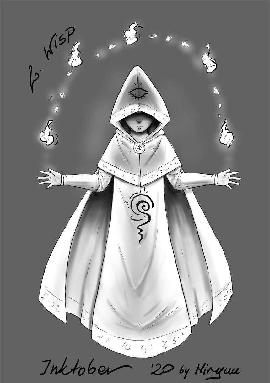 ArtStation - Inktober 2020 - 02 Wisp