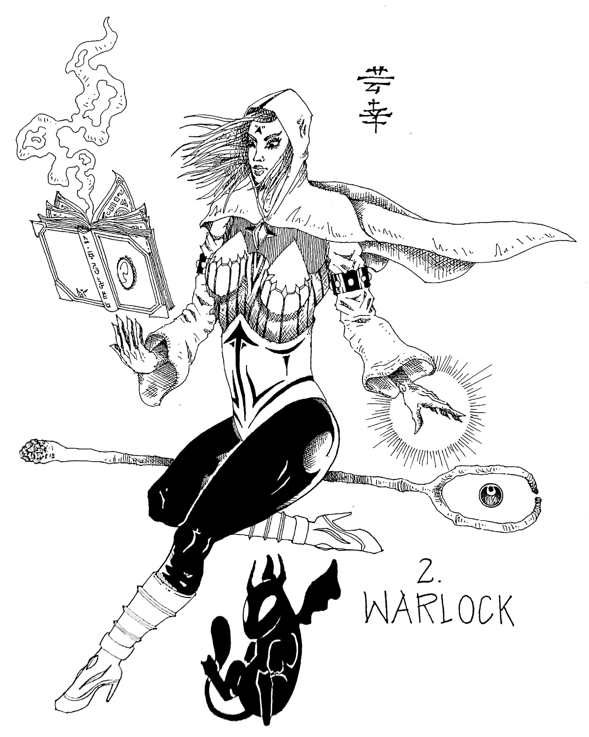 ArtStation - DAY 2. Warlock.
