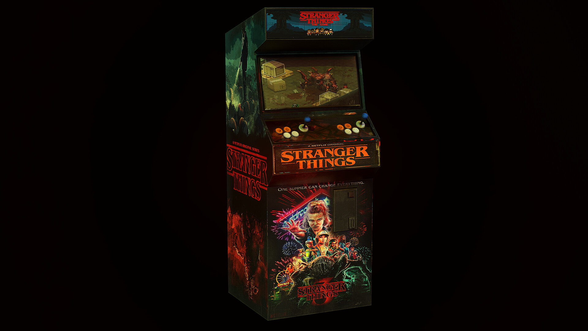 Frankie Duck - Stranger Things Arcade Machine