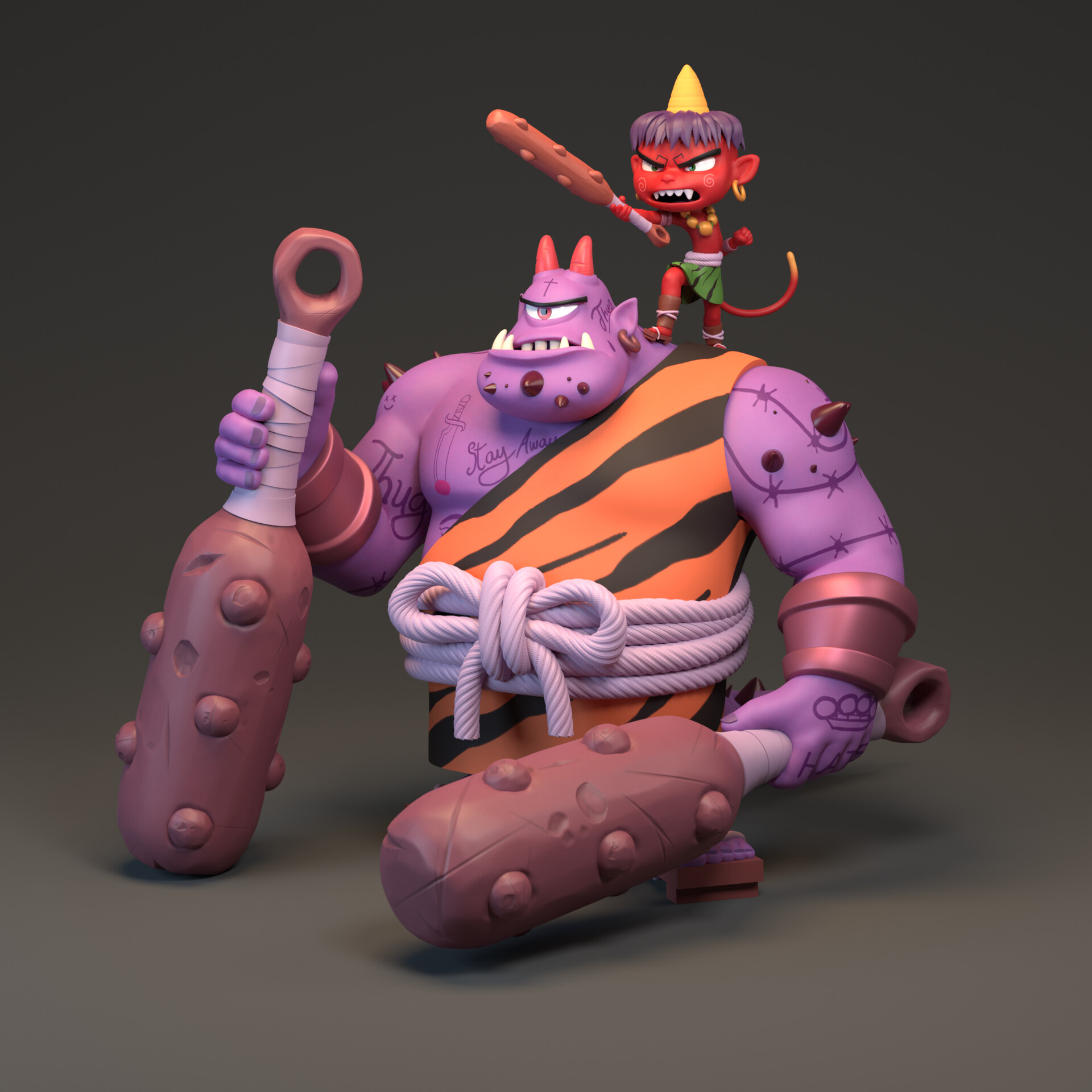 ArtStation - Father & Son Warriors