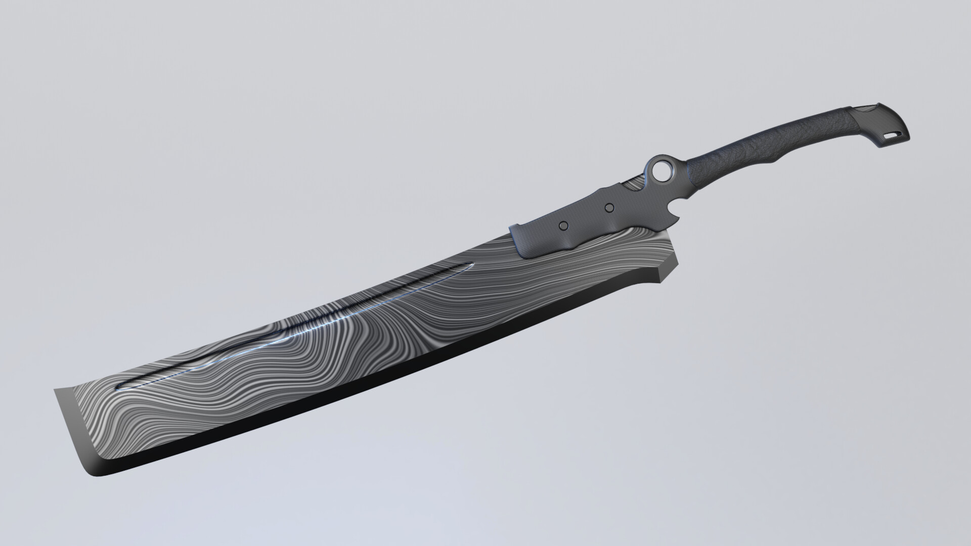 ArtStation - Damascus Zombie Cleaver 3D Asset