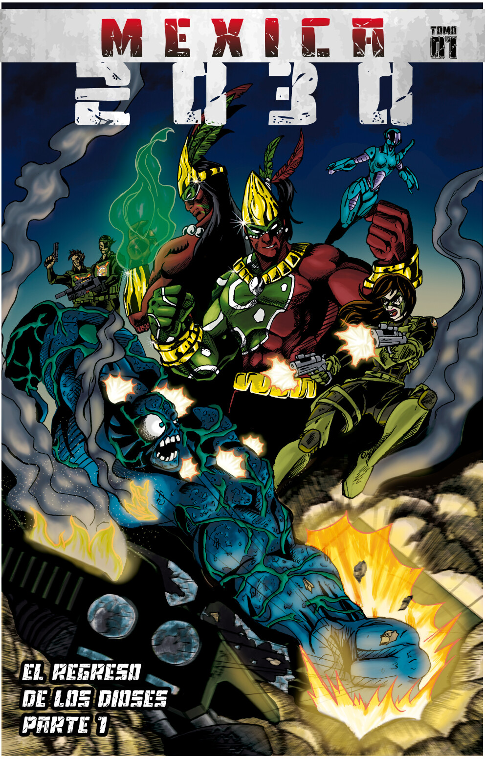 ArtStation - Mexica 2030 comic